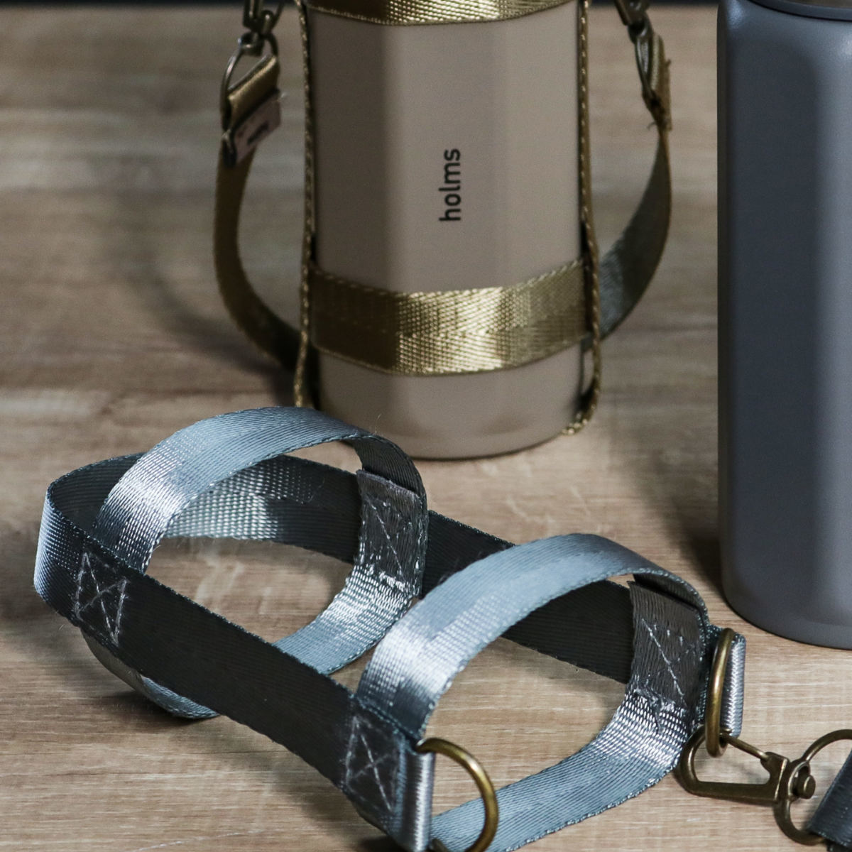 dショッピング |水筒 直飲み 保冷 保温 holms ワンタッチボトル 340ml （ ホルムス オクタボトル マグボトル ステンレスボトル ダイレクトボトル ボトルホルダー付き ワンタッチ ...