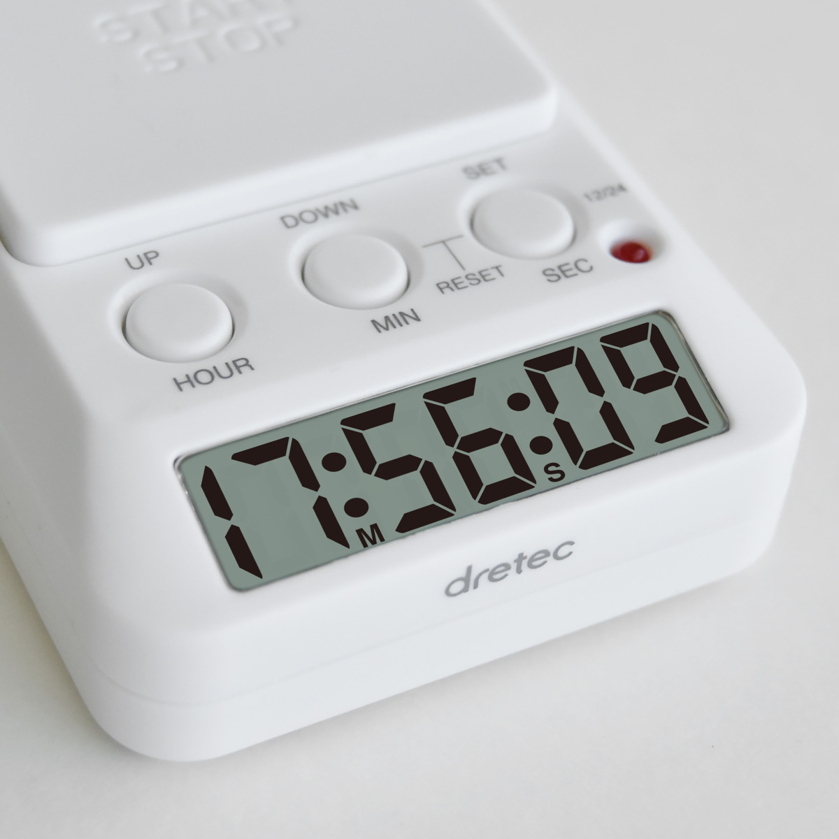 学習タイマー タイムアップ2 デイカウント 1/100秒計測 ドリテック （ dretec タイマー 勉強タイマー 勉強 学習 光る 消音 デジタル リビング学習 誤操作防止 キーロック ...