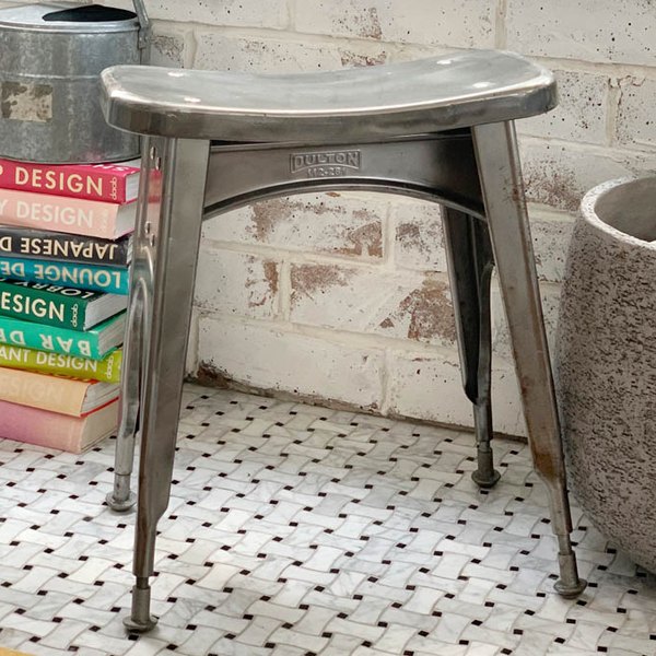 スツール 高さ46cm ダルトン DULTON キッチン 腰掛 スチール ヴィンテージ調 椅子 RAW （ イス いす 腰掛け チェア チェアー 玄関 ミニチェア リビング スチールチェア ...