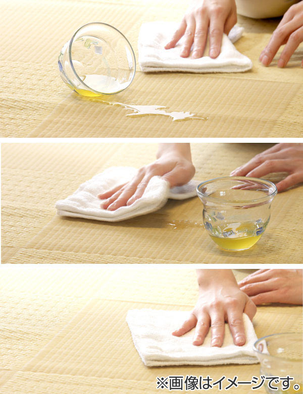 上敷き 洗えるPP製 月ヶ瀬 3畳 本間 約191×286cm （ カーペット 和室 3帖 ポリプロピレン製 敷物 畳マット 畳保護 ござ マット ラグ ）: リビングート ANA Mall店 ...