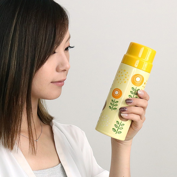 水筒 480ml 2way 直飲み コップ ステンレス おでかけマグボトル （ 保温 保冷 軽量 マグボトル マグ ボトル コップ飲み ステンレスボトル 直のみ 480 スクリュー コップ付き ...