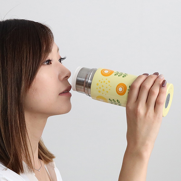 水筒 480ml 2way 直飲み コップ ステンレス おでかけマグボトル （ 保温 保冷 軽量 マグボトル マグ ボトル コップ飲み ステンレスボトル 直のみ 480 スクリュー コップ付き ...