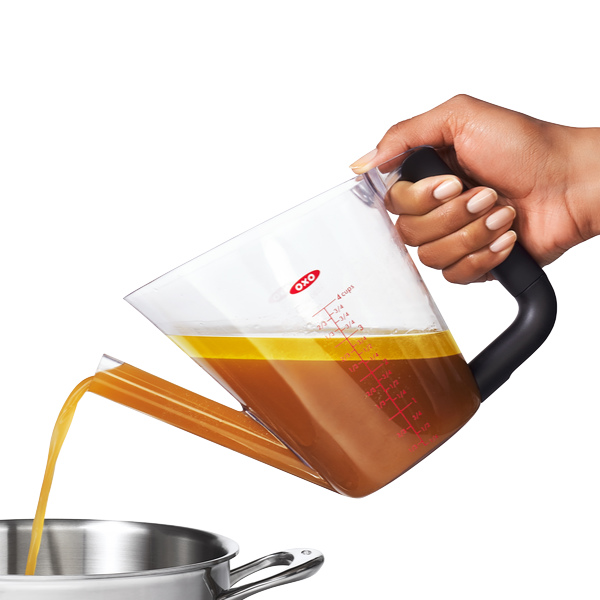 OXO オクソー 油脂分離器 ファットセパレーター 1000ml （ 油脂 分離器 油分カット 油 オイル 分離 健康 美容 ヘルシー カロリー カット ダイエット ドレッシング ソース 便利 ...