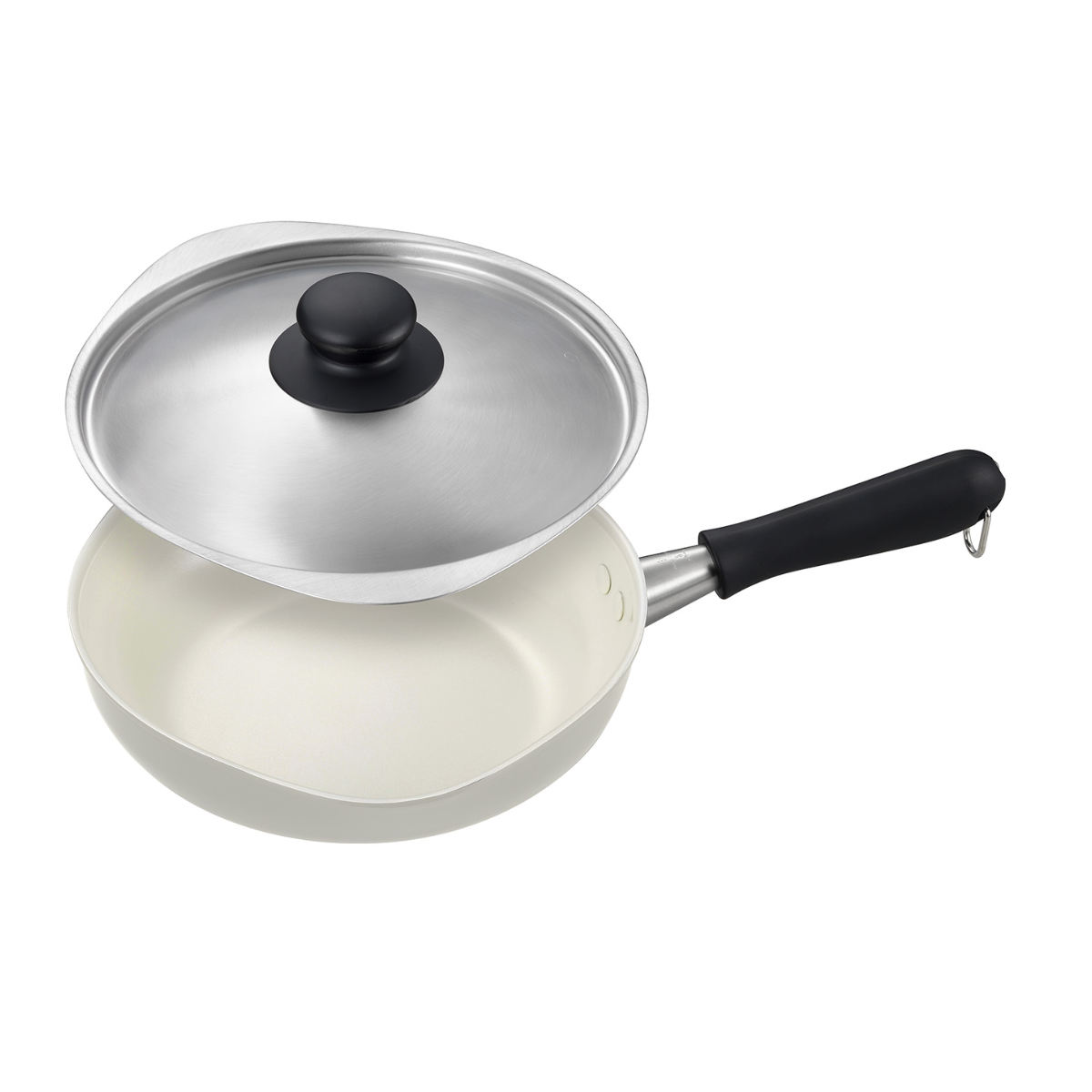 dショッピング |フライパン 柳宗理デザイン セラミックフライパン 22cm IH対応 蓋付き WH＆WH （ 直火 ガス火 IH 対応 フライパン フタ付き セット 22センチ セラミック ...