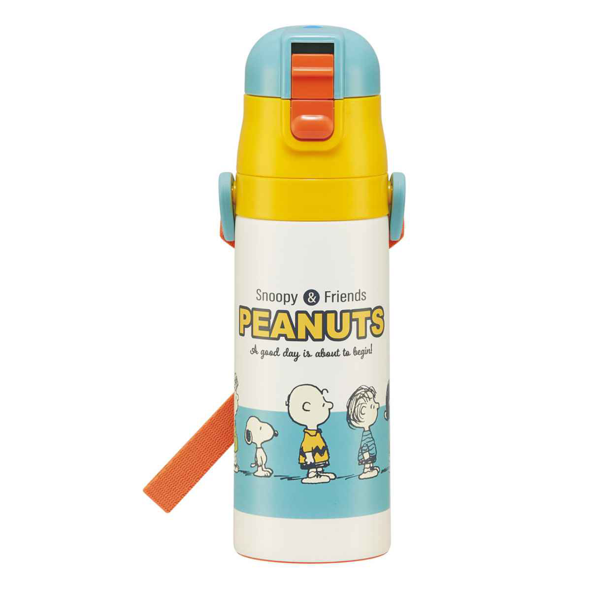dショッピング |水筒 キッズ 470ml ステンレス 直飲み 軽量 PEANUTS スヌーピー ツートンカラー （ SNOOPY 保冷専用 子供用水筒 ワンプッシュ ボトル ダイレクトボトル ...