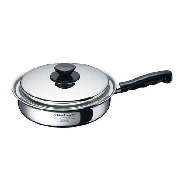 フライパン Vita Craft ビタクラフト フライパン 24.5cm ヘキサプライ No.6131 IH対応 （ 無水調理 無油調理 VitaCraft HEXA-PLY ガス火対応 10 ...